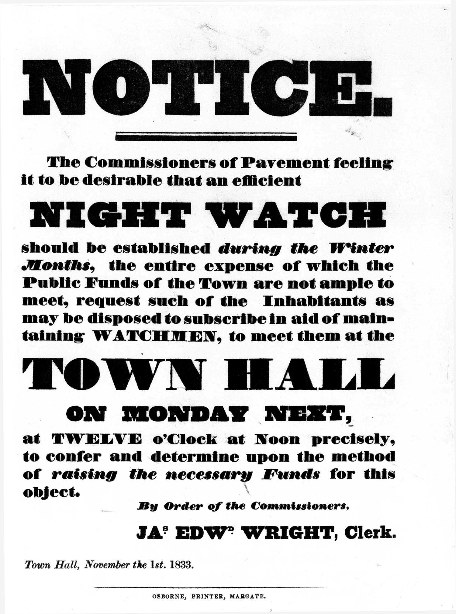 A Night Watch for Margate | Margate History