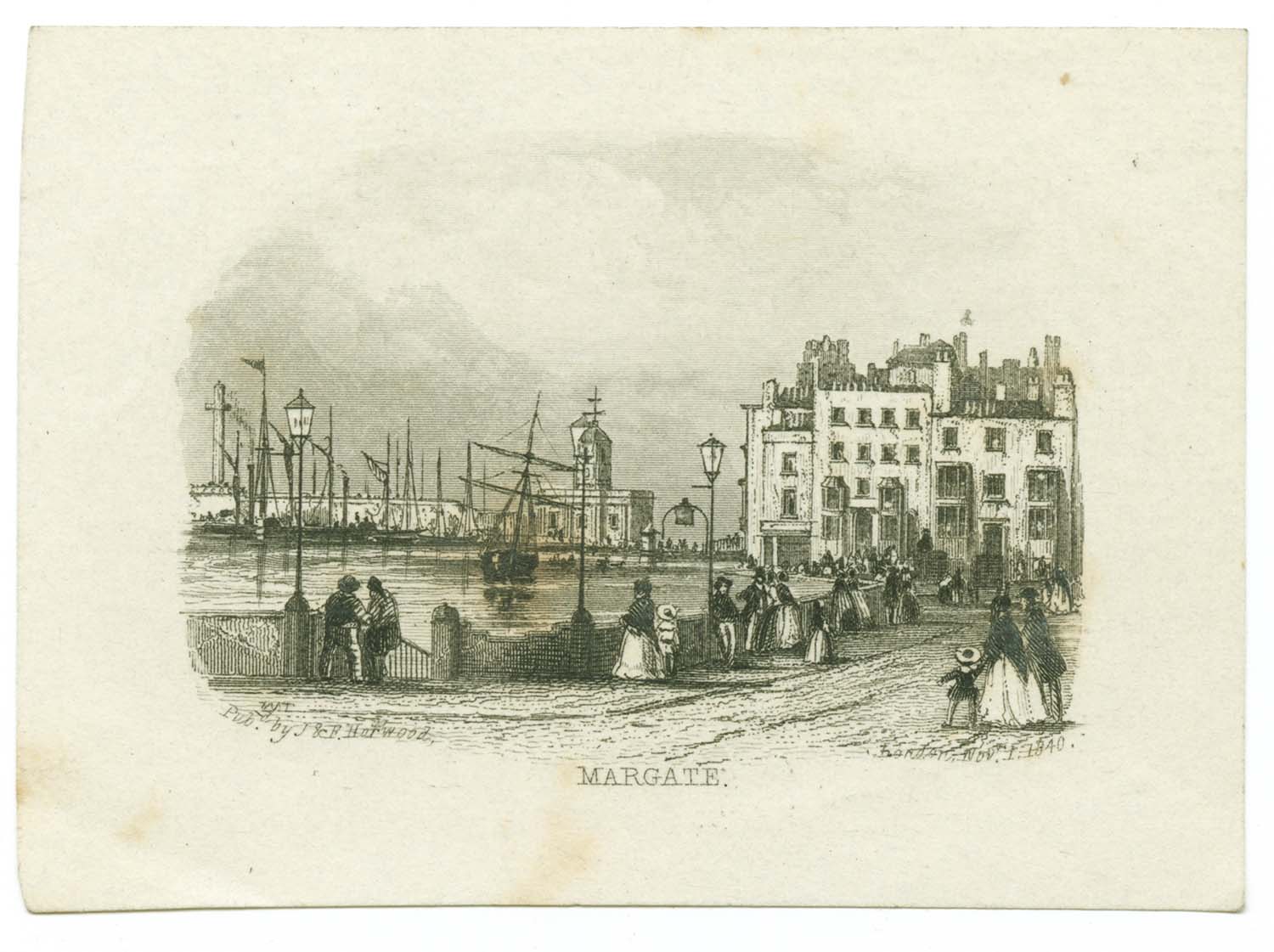 Steel line-engraved vignettes of Margate | Margate History
