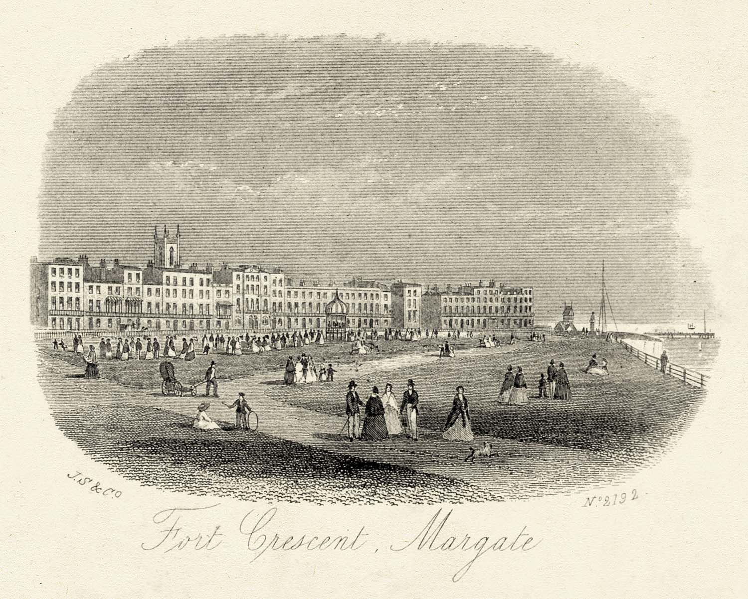 Steel line-engraved vignettes of Margate | Margate History