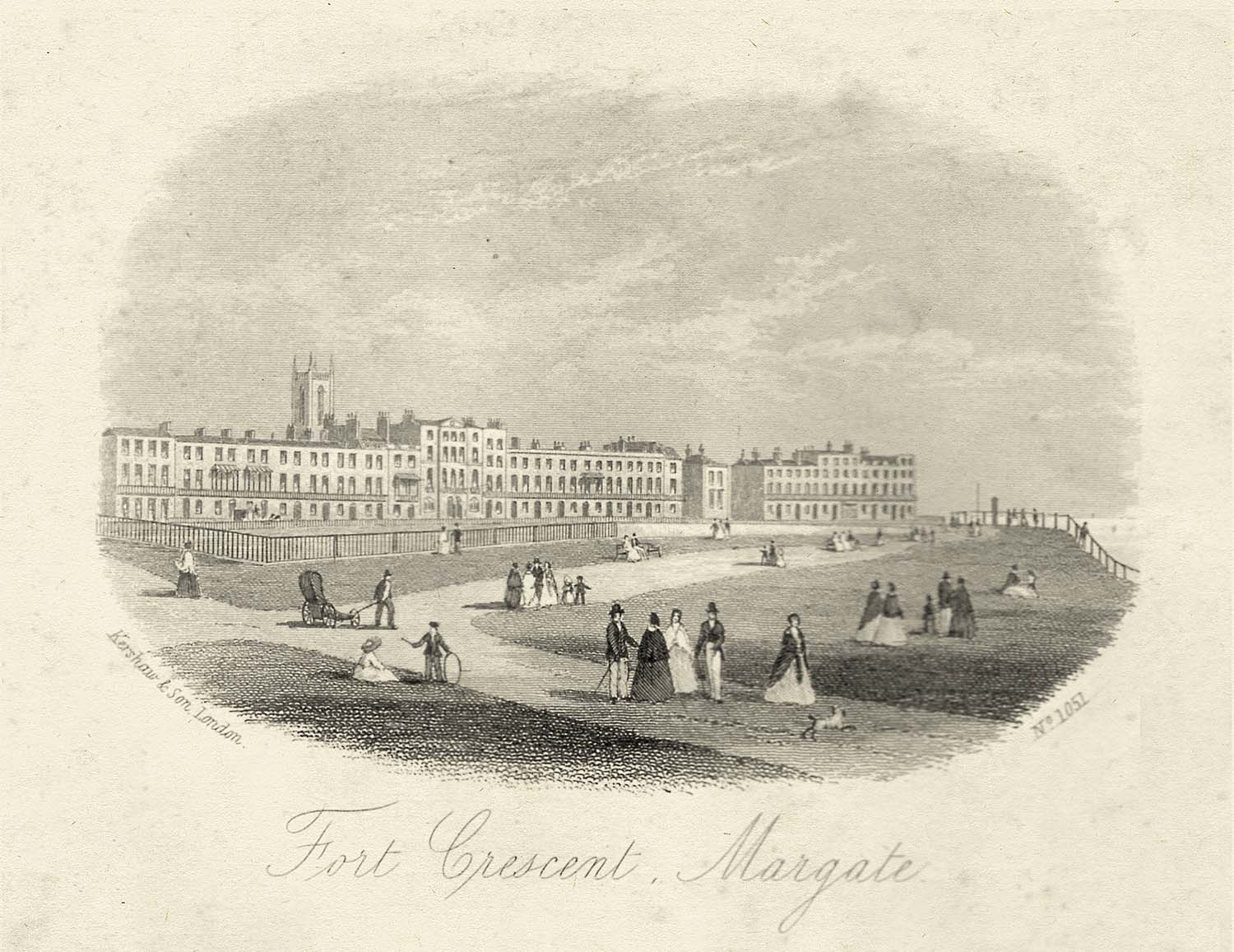 Steel line-engraved vignettes of Margate | Margate History