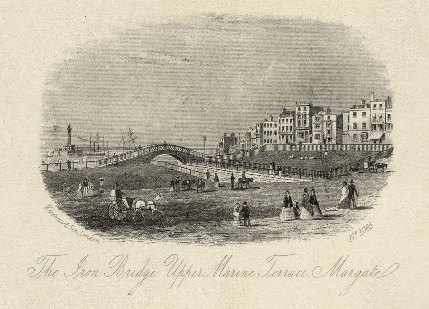 Steel line-engraved vignettes of Margate | Margate History