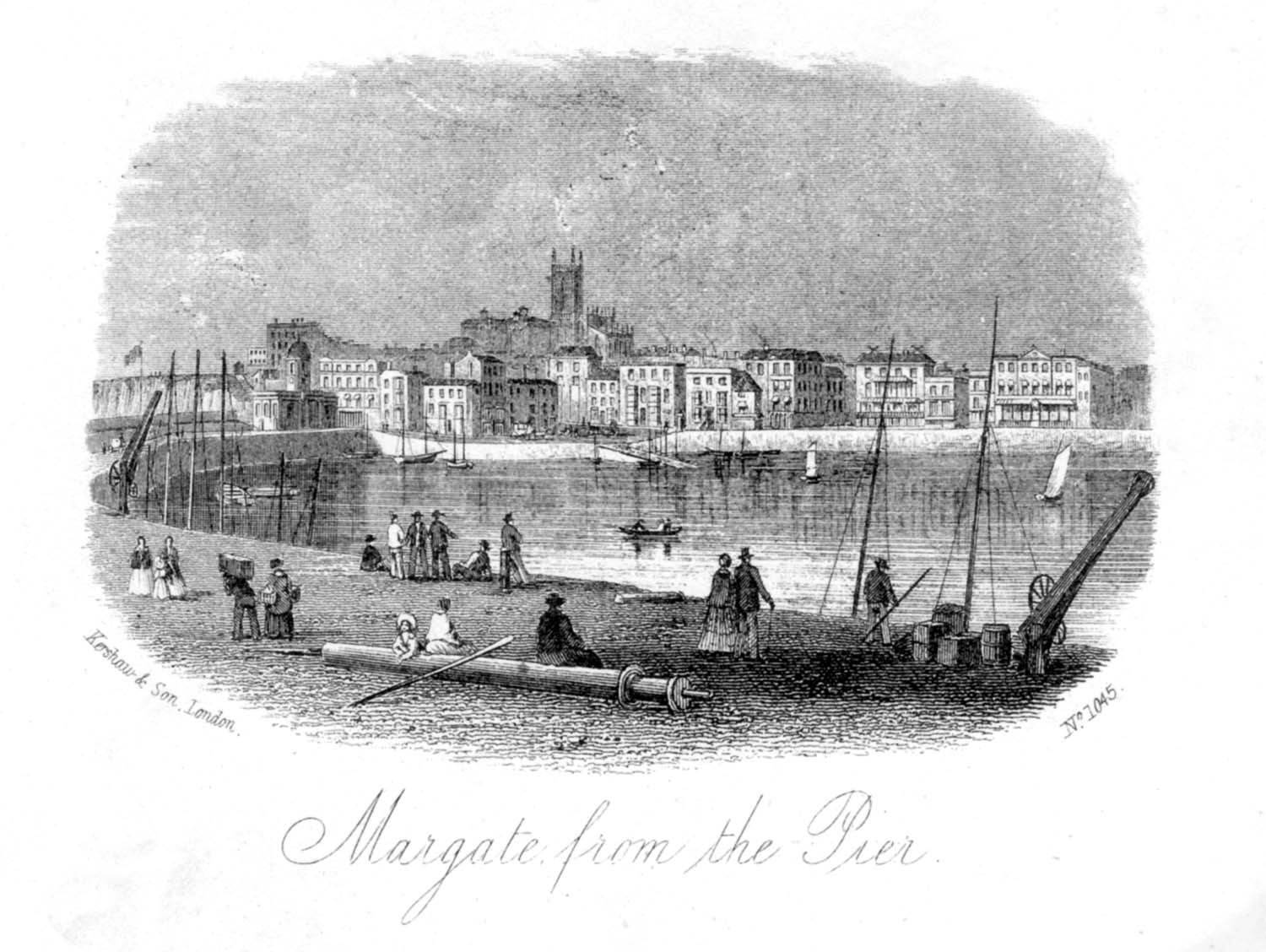 Steel line-engraved vignettes of Margate | Margate History