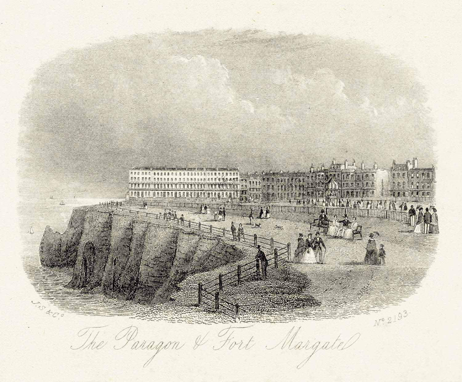 Steel line-engraved vignettes of Margate | Margate History